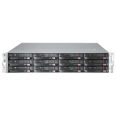 Supermicro 2U Server 12 Bay LFF X9DRI-LN4F+ Storage Chassis 826BE1C