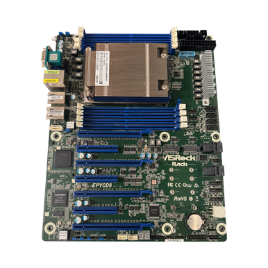 AsRock EPYCD8 ATX LGA 4094 Sever Motherboard w/ 7282 16Cores 32Threads ...