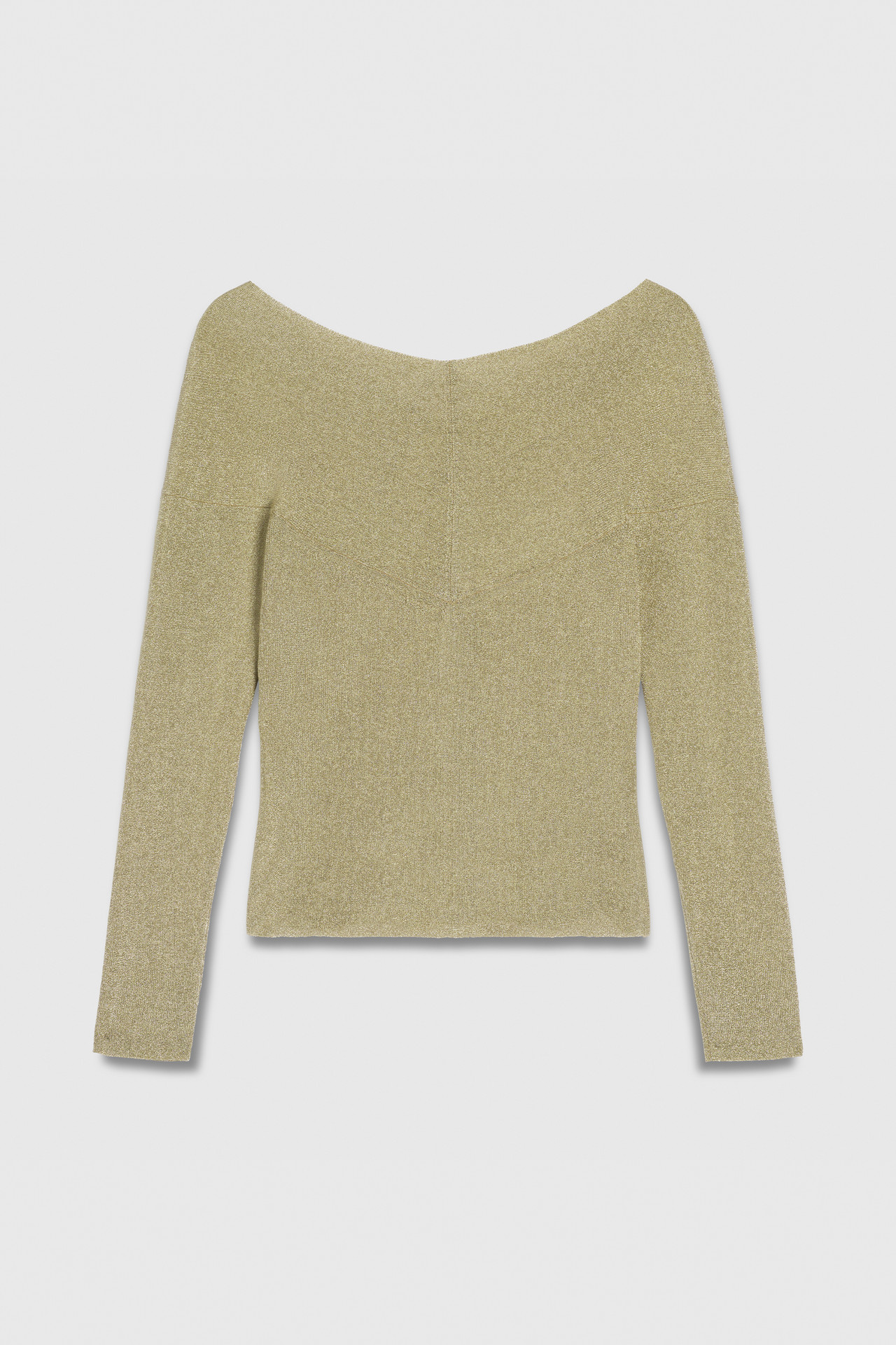 Zora Top Gold Metallic Knit - Welcome to the Fold LTD