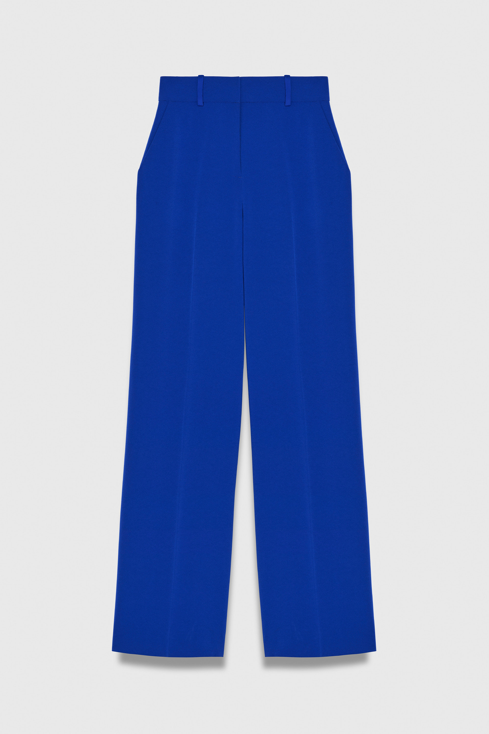 Clever Crepe Adelaide Wide-Leg Trousers Vibrant Blue - Welcome to the Fold LTD
