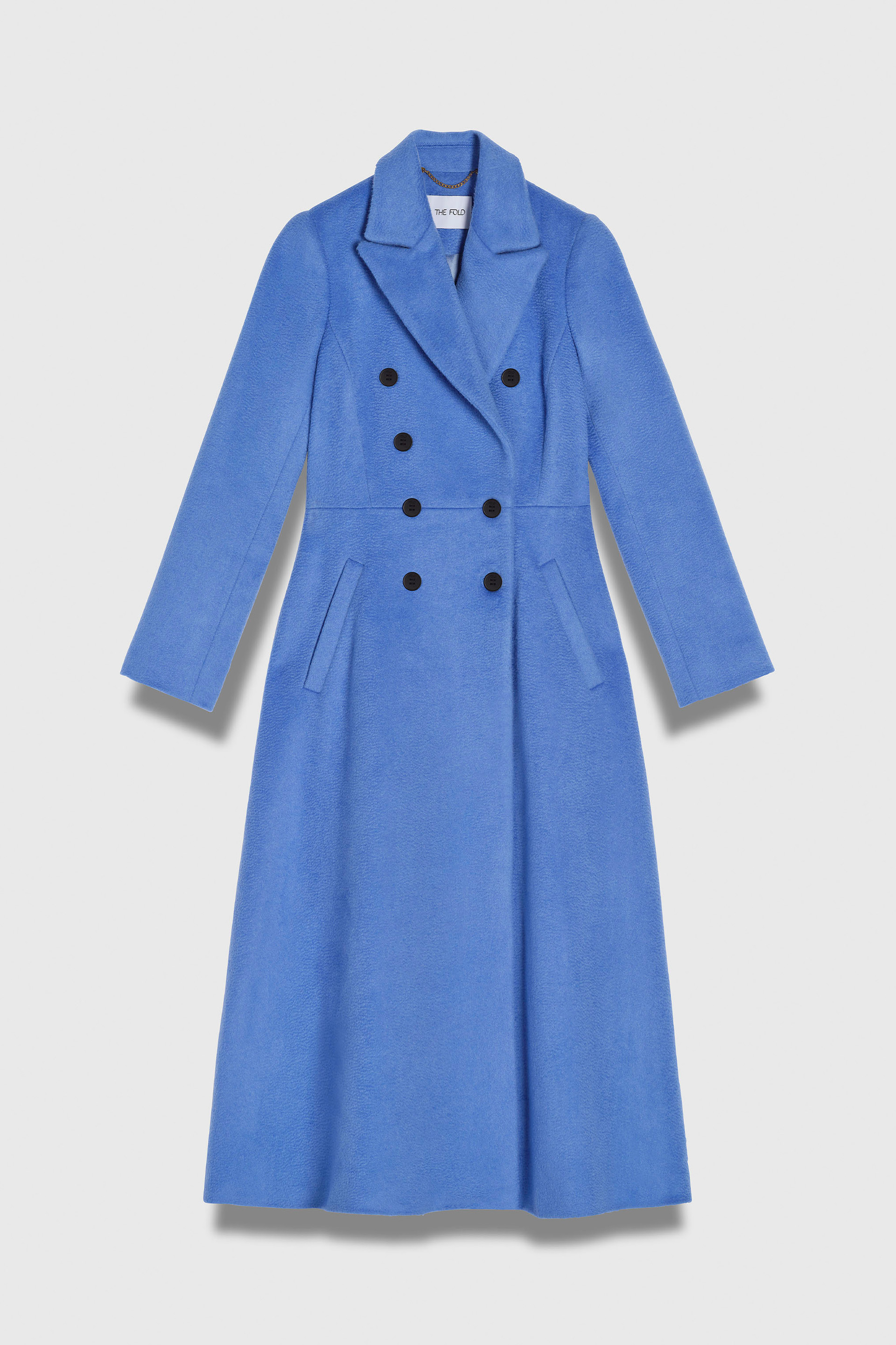 Hampstead Wool Mohair Blend Coat Cornflower Blue - Welcome to the Fold LTD