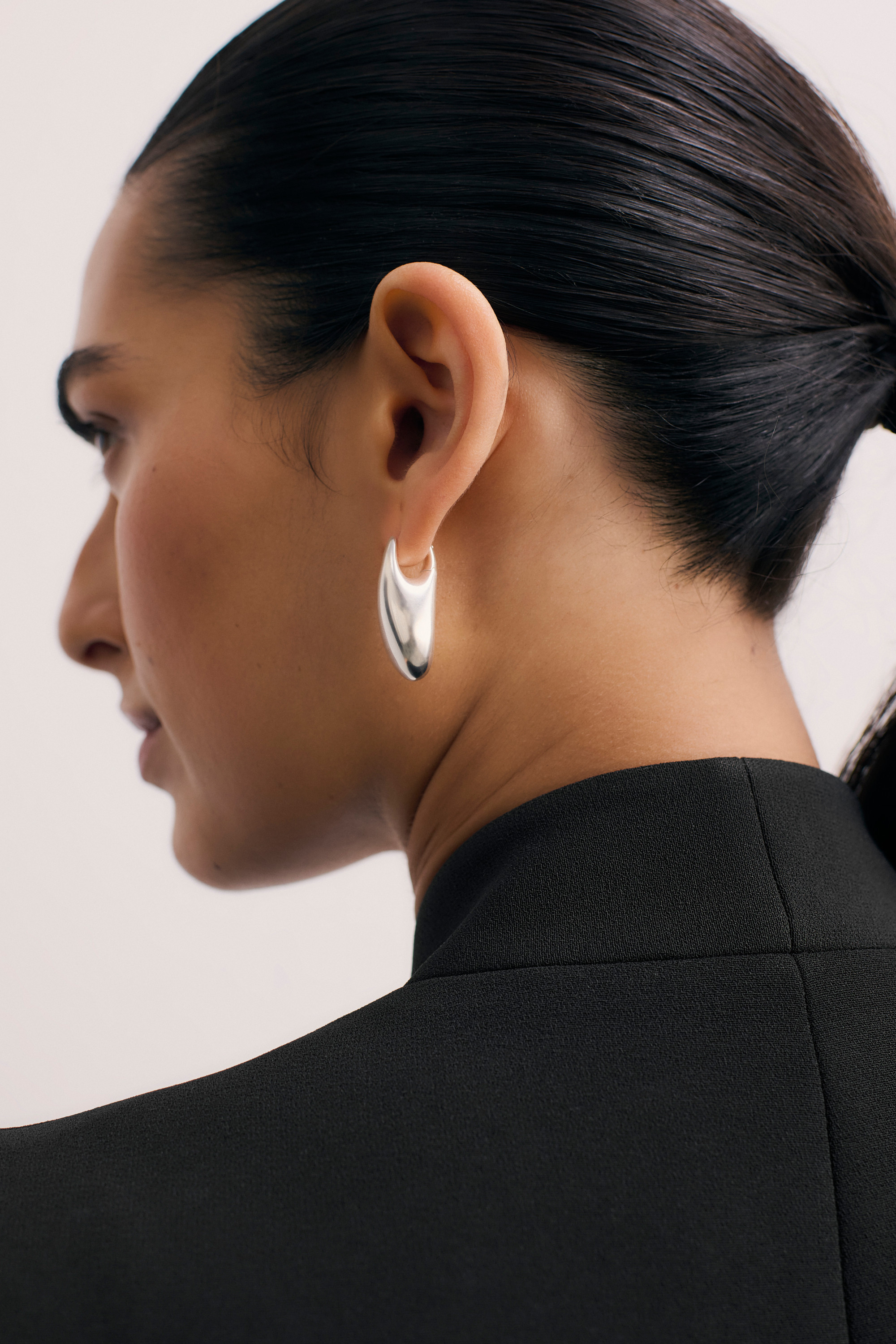 Sterling Silver Large Reflect Earrings - Welcome to the Fold LTD