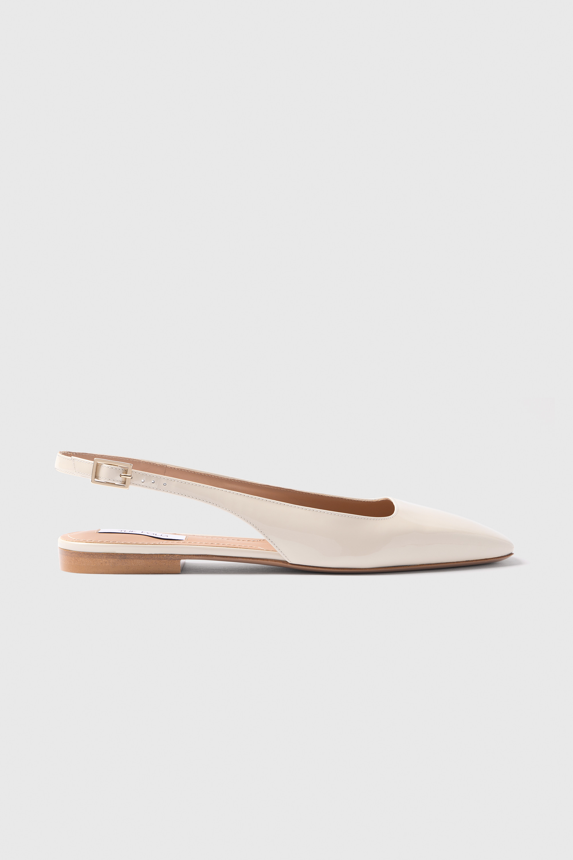 Limone Patent Leather Flats 15 Porcelain - Welcome to the Fold LTD