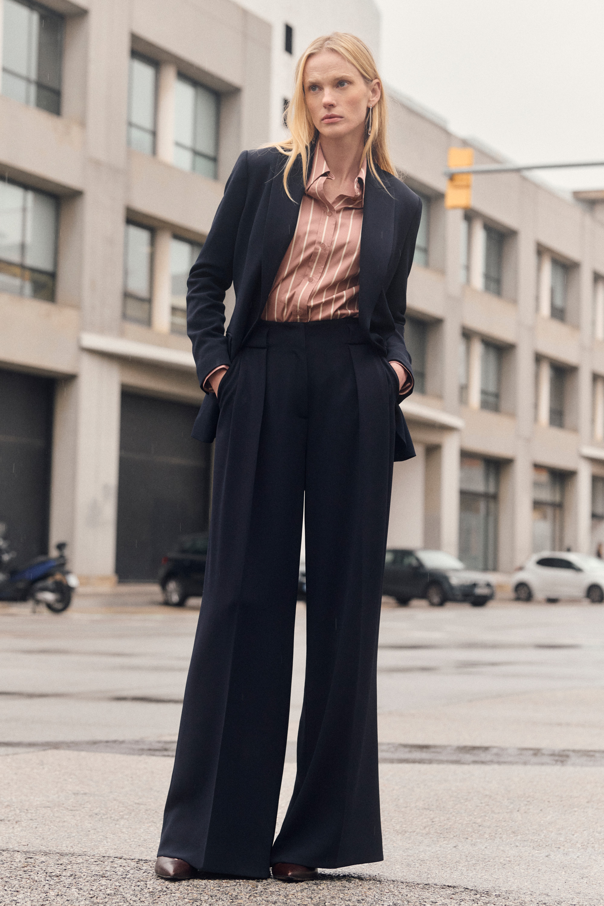 Clever Crepe Knighton Jacket Navy - Welcome to the Fold LTD