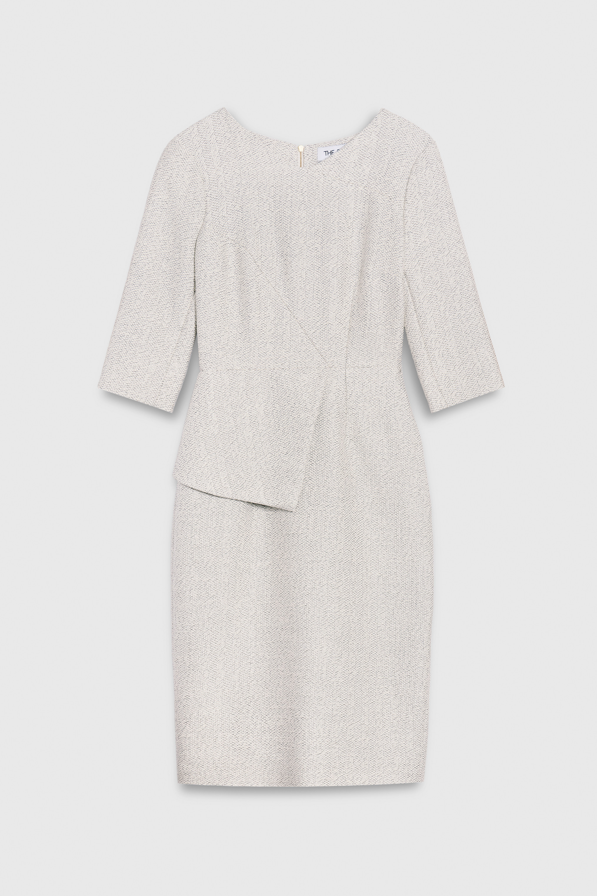 Eaton Dress Winter White Signature Tweed - Welcome to the Fold LTD