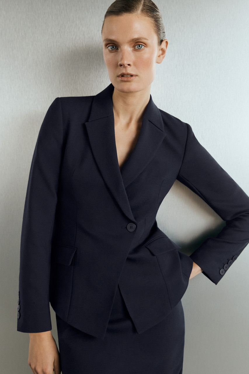 Ultimate Wool Dulwich Jacket Navy - Welcome to the Fold LTD