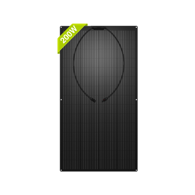 200W 12V Mono Semi-Flexible Solar Panel & Lightweight -Newpowa
