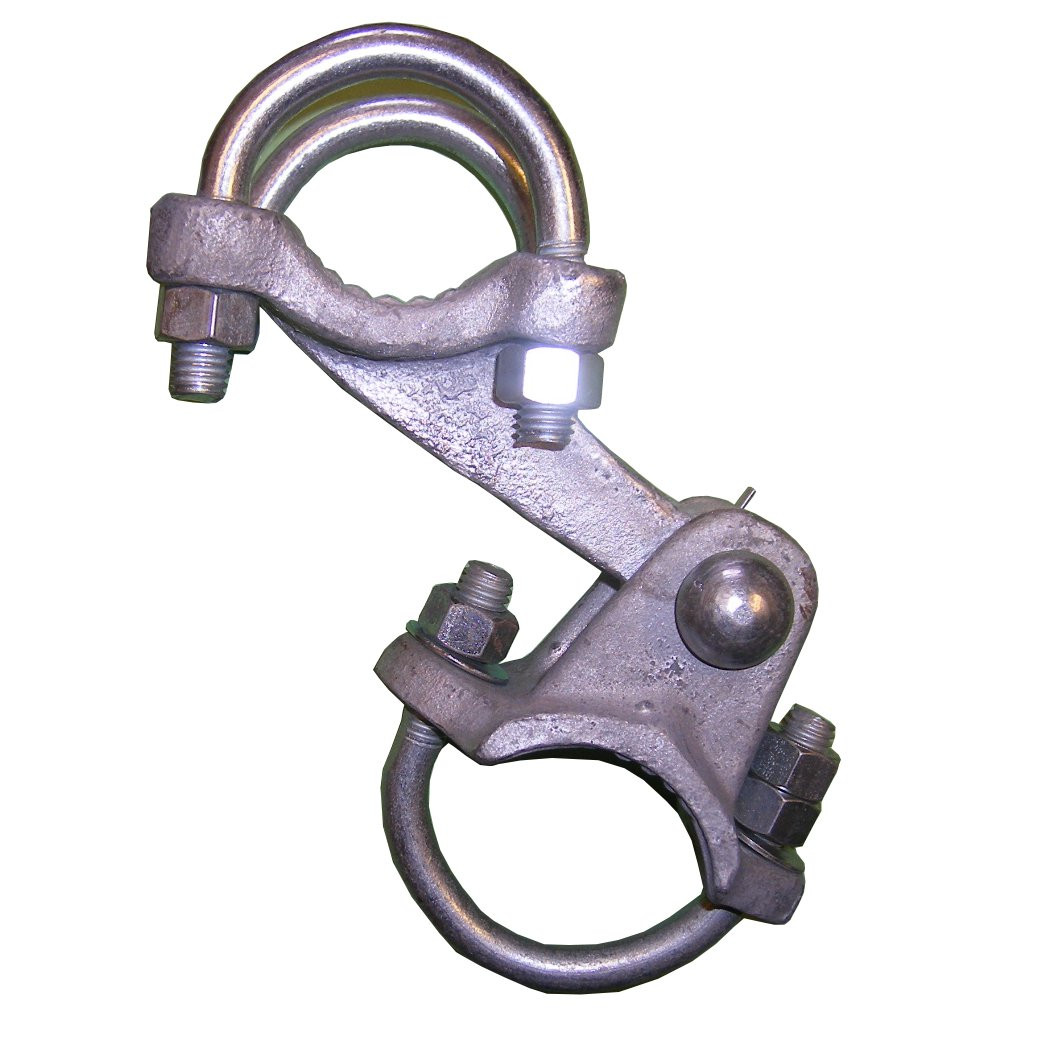 Malleable Chain Link Gate Holdback, Duckbill | Galvanized