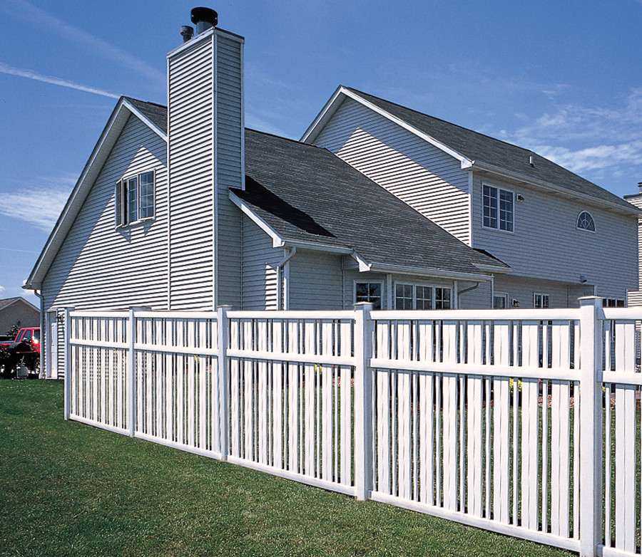 Bufftech Countess Vinyl Fence | Multiple Colors & Heights