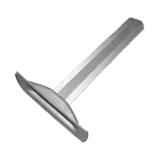 Pressed Steel Chain Link Gate Center Stop, Driveable - Field Style