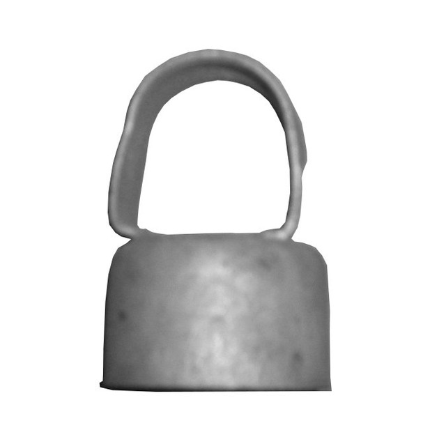 Chain Link Loop Cap, Galvanized Pressed Steel | Top Rail Cap