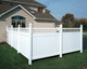 Bufftech Chesterfield Vinyl Fence Sections w/ Lattice Accent