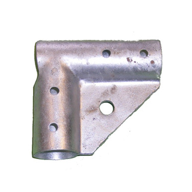 Commercial Chain Link Gate Corners, Galvanized Pressed Steel
