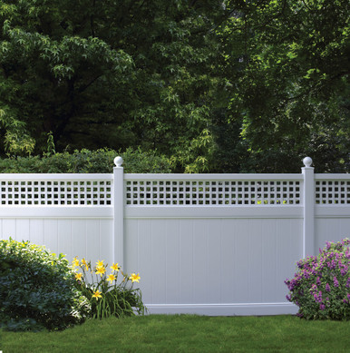 Bufftech Chesterfield Fence Section w/ Westminster Accent
