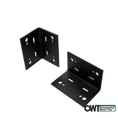 OWT Ironwood 6" Flush Inside 90 Plate Connector - 2-Pack