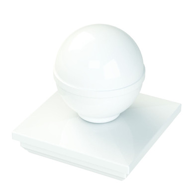 Superior Vinyl Ball Post Caps | 4" & 5" Sizes