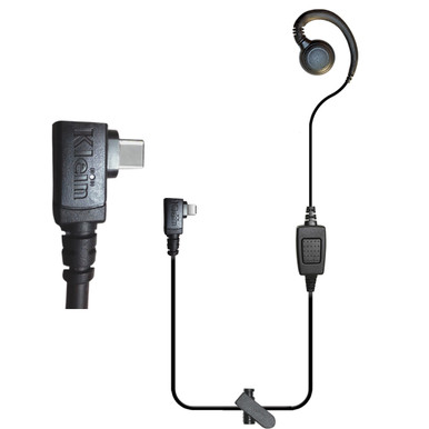CURL 1-Wire PTT Earpiece with USBc Connector