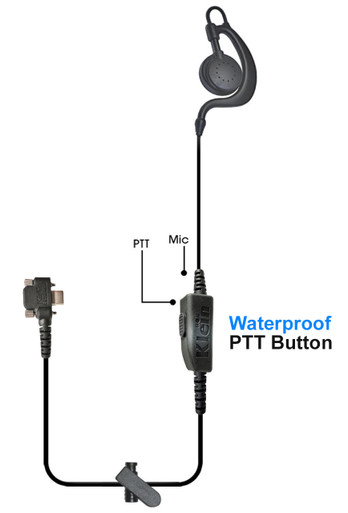Agent C-Ring Single-Wire PTT Earpiece for Sonim