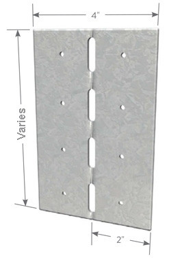 SA4 SKEWABLE ANGLE 4-7/8" X 4" - Clarkwestern Dietrich Building Systems