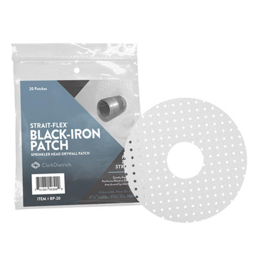 BP-100 STRAIT-FLEX BLACK IRON-PATCH 100 count