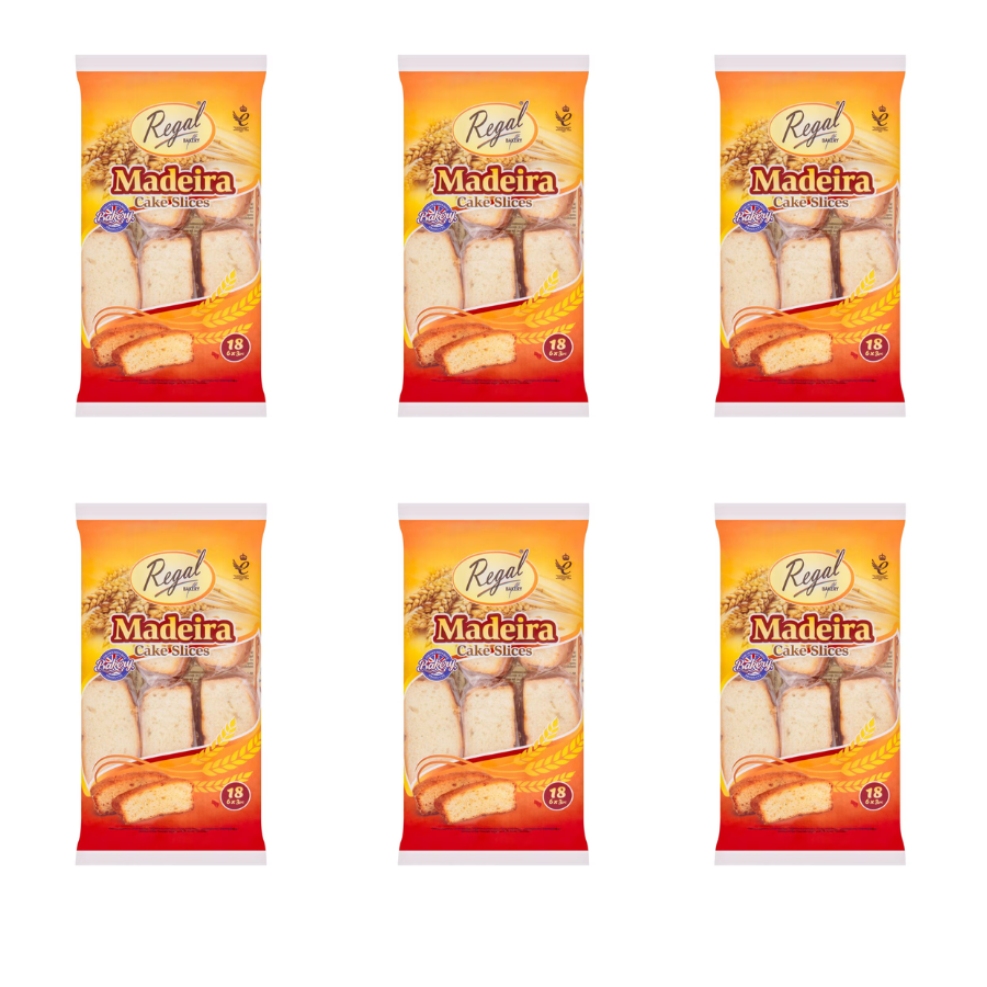 Regal Bakery Madeira Double Slices 370g - 6 Packs - MasMore