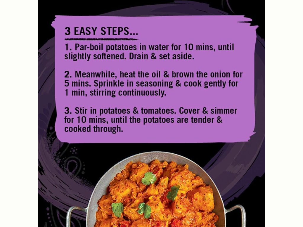 Schwartz Bombay Potatoes 33g - 8 Pack - MasMore