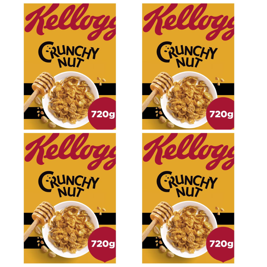 Kellogg's Crunchy Nut 720g - 4 Packs - MasMore