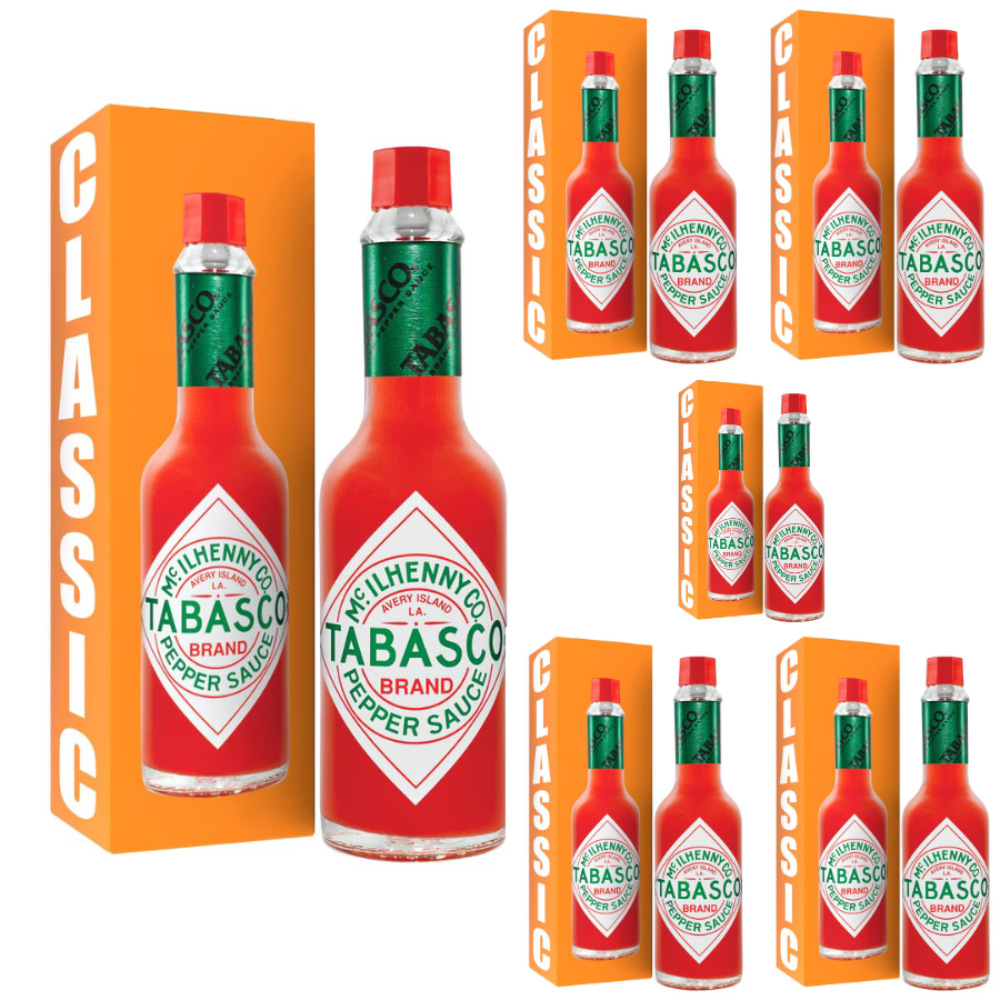 Tabasco Original Red Pepper Hot Sauce 57ml - 6 Packs - MasMore