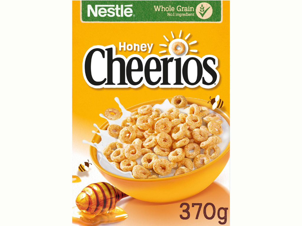 Nestle Cheerios Honey Cereal 370g - 4 Pack - MasMore