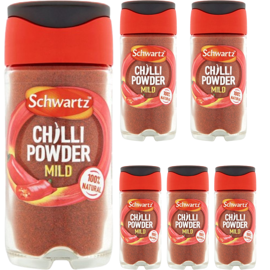 Schwartz Chilli Powder Mild 38g - 6 Pack - MasMore