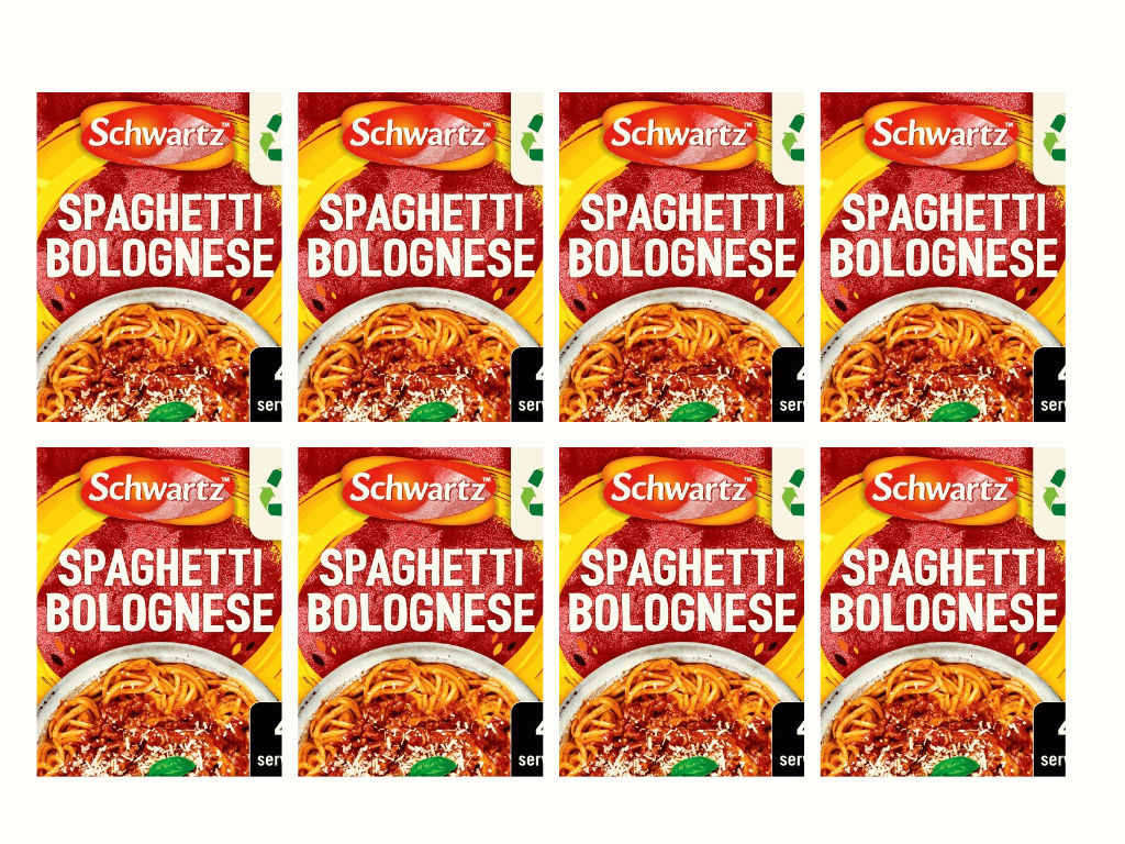 Schwartz Spaghetti Bolognese 40g - 8 Pack - MasMore