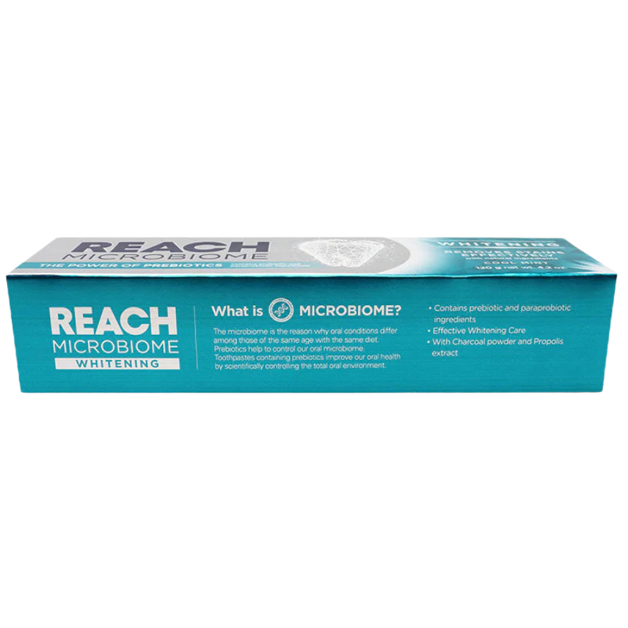 Reach Microbiome Toothpaste Whitening 120g - 12 Pack.