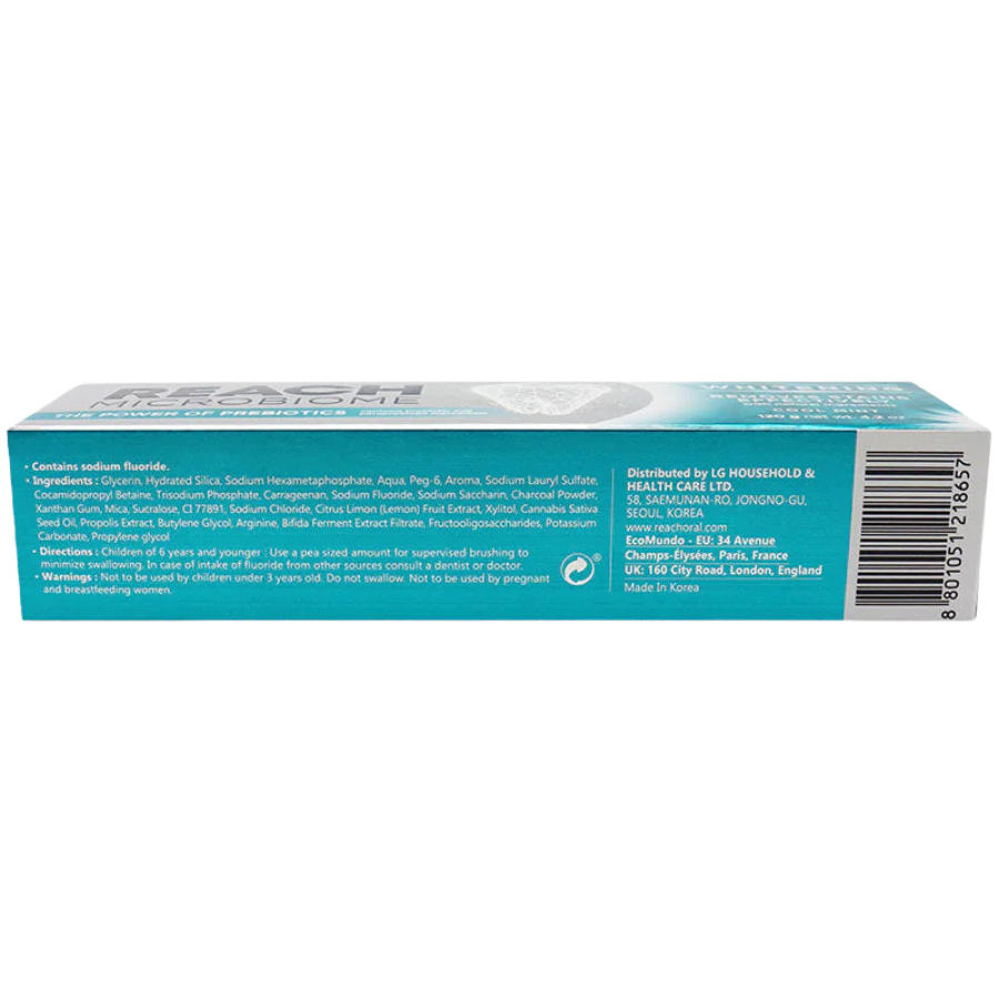 Reach Microbiome Toothpaste Whitening 120g - 12 Pack.