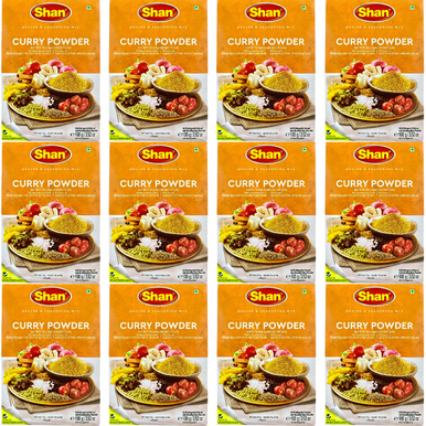 Shan Curry Powder Masala Recipe & Seasoning Mix 100g - 12 Pack. - MasMore