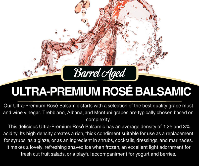 Rose Ultra-Premium White Balsamic - Tarpon Springs Olive Oil Company