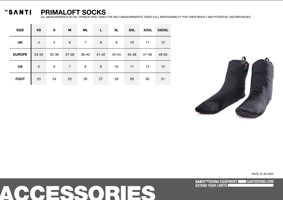 Santi Primaloft Socks - Extreme Exposure