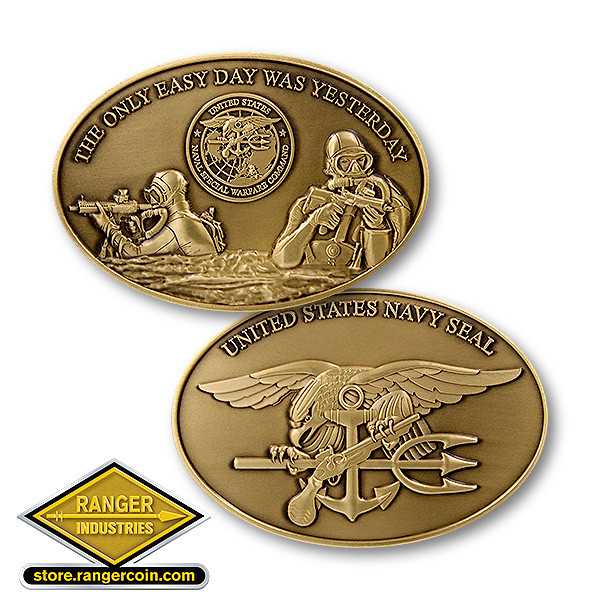 Navy Seabees Challenge Coin - Meach's Military Memorabilia & More