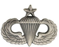 Airborne Basic Jump Wing Badge (1X1) (Gold) - Meach's Military ...