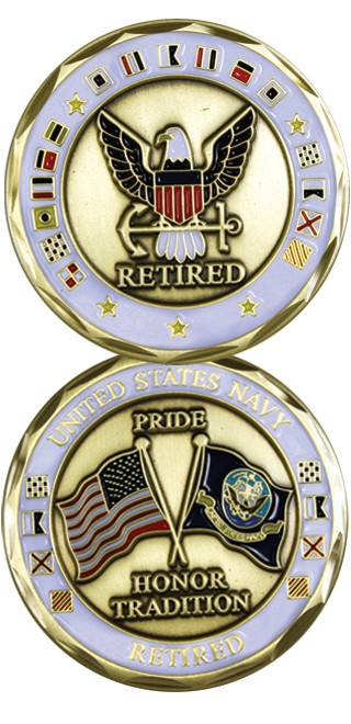 US Navy Ethos Challenge Coin - Meach's Military Memorabilia & More