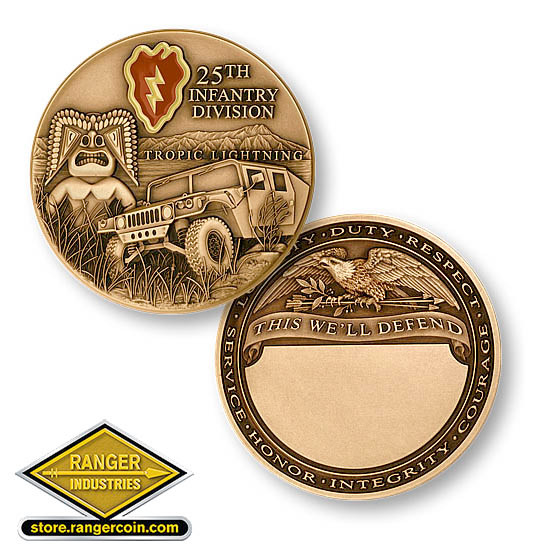 US Army Signal Corps Challenge Coin - Meach's Military Memorabilia & More