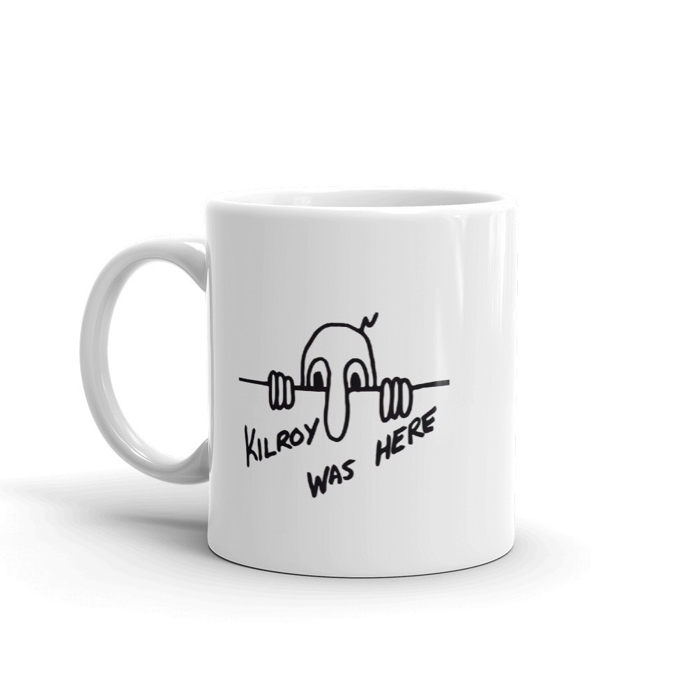 Kilroy Was Here Mug - Meach's Military Memorabilia & More