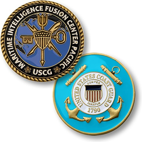 Saint Florian - USCG Challenge Coin - Meach's Military Memorabilia & More