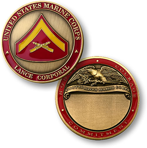 U.S. Marines Corporal Challenge Coin - Meach's Military Memorabilia & More