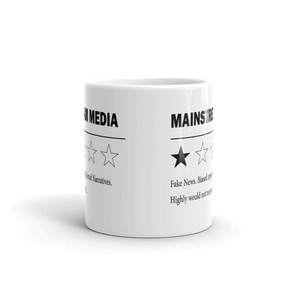 Mainstream Media Review Mug - Meach's Military Memorabilia & More