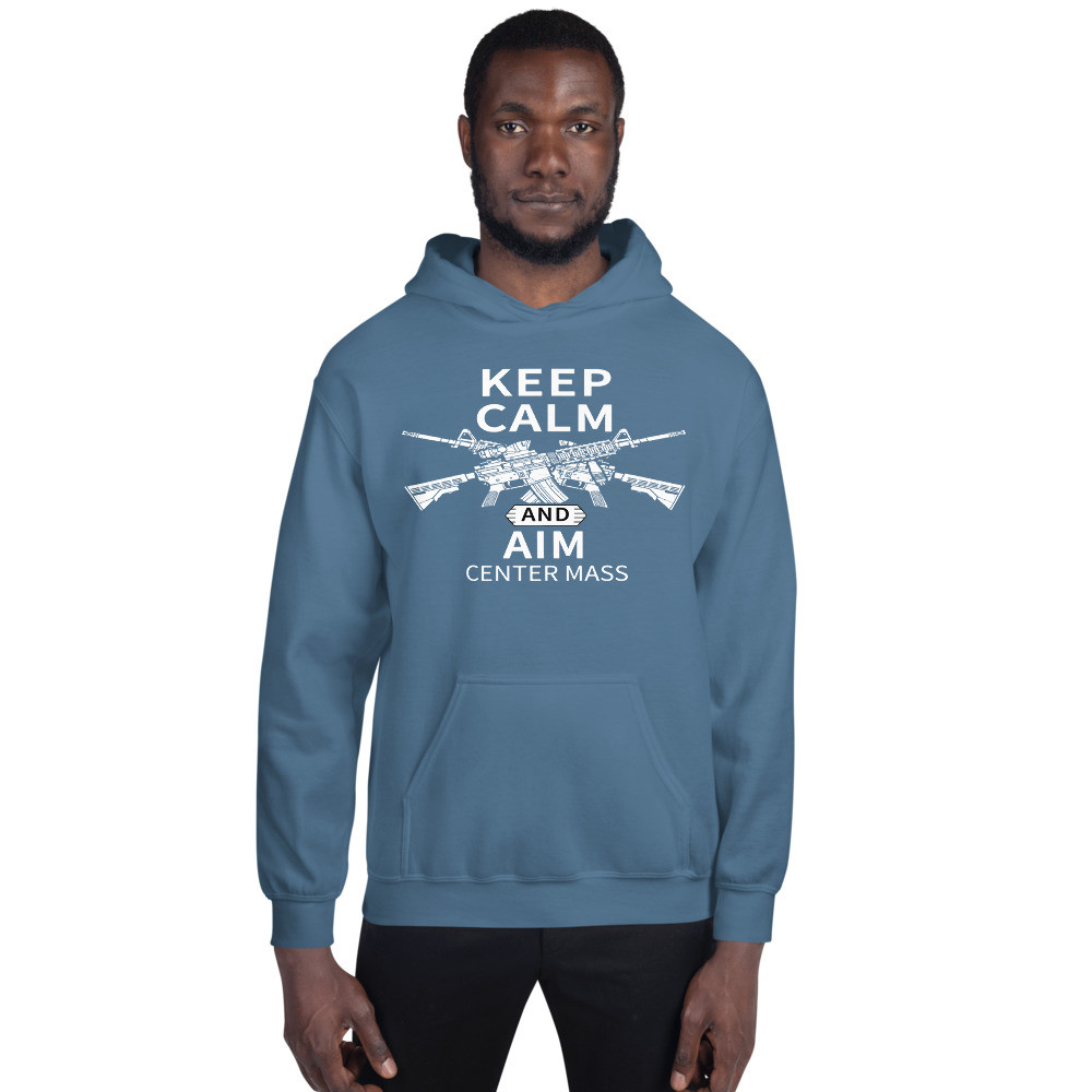 Keep Calm and Aim Center Mass Banner - Meach's Military Memorabilia & More