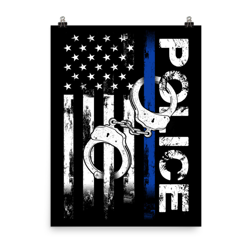 Thin Blue Line Bottle Opener - Meach's Military Memorabilia & More