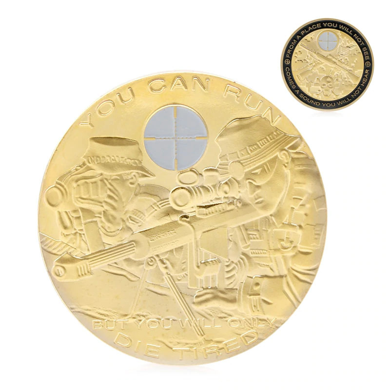 USASOC Sine Pari Brass Challenge Coin - Meach's Military Memorabilia & More