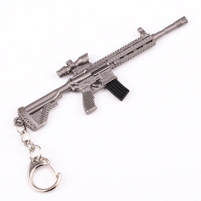 AR15 (Gold) Key Chain - Meach's Military Memorabilia & More
