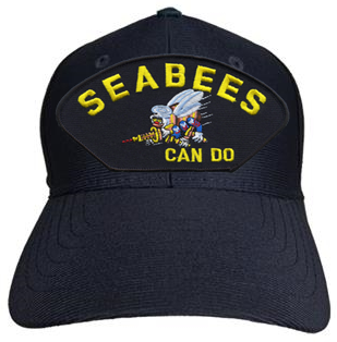 US Navy Seabees "Can Do" Baseball Cap - Meach's Military Memorabilia & More