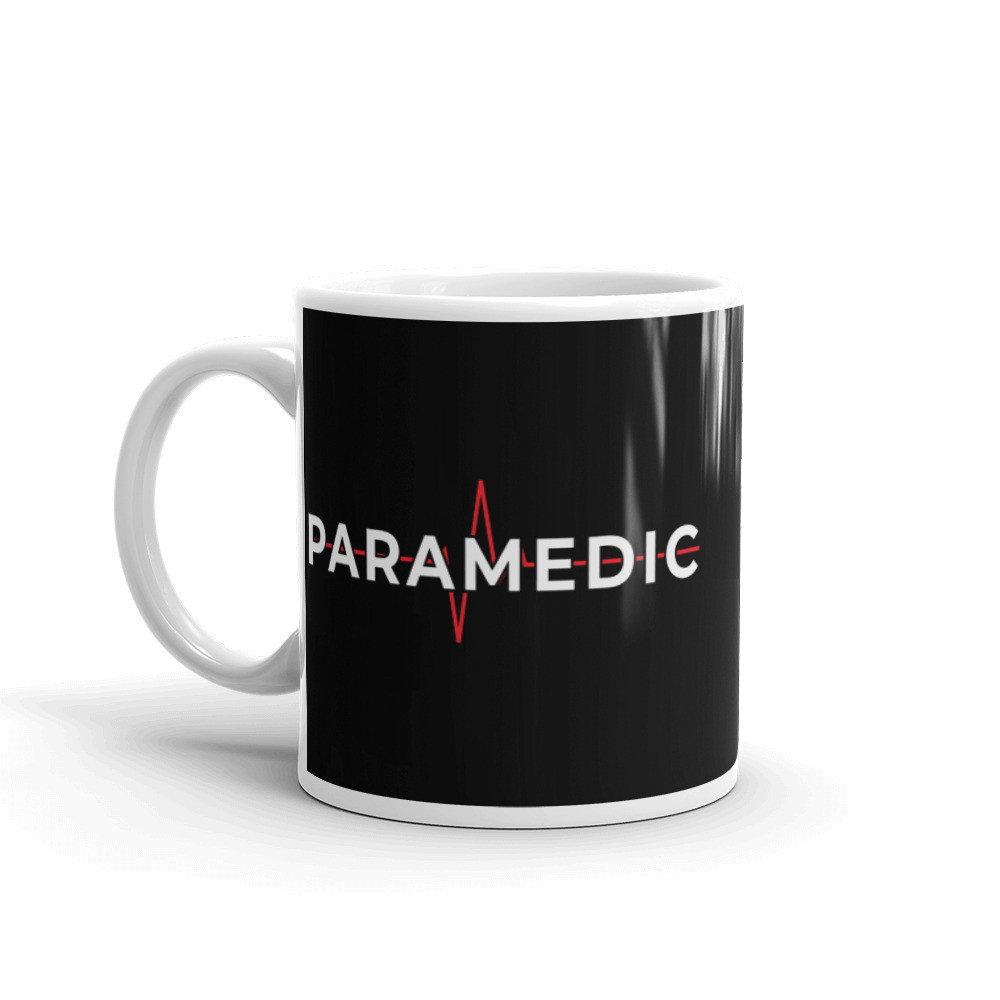 Paramedic (Version 2 Continuous) White glossy mug - Meach's Military ...